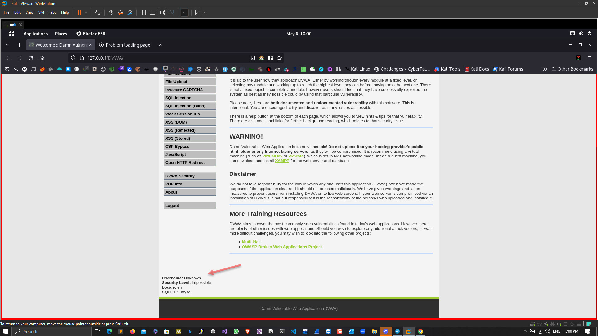 dvwa white page · Issue #554 · digininja/DVWA · GitHub