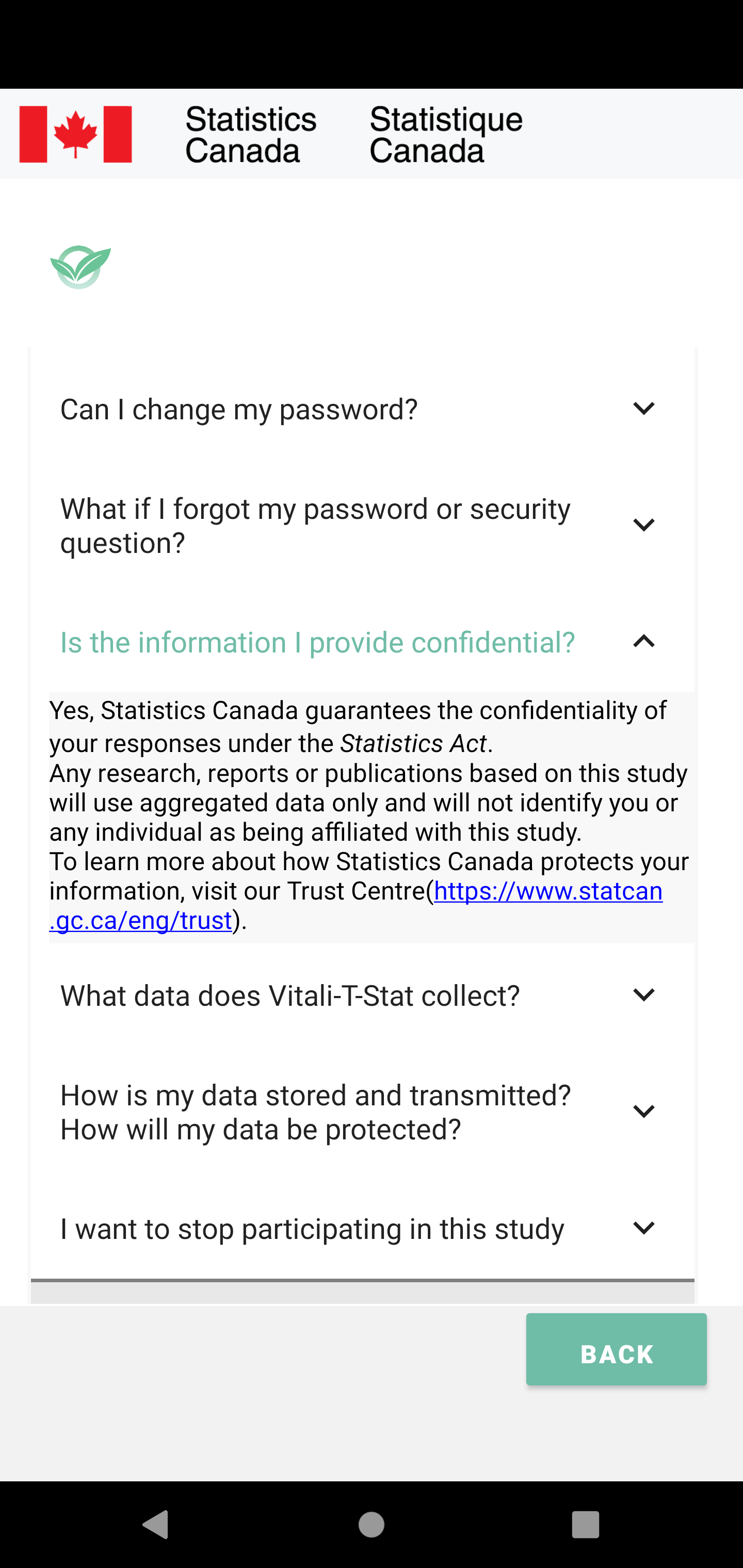 Add Trust Centre Link · Issue #276 · StatCan/WellbeingCheckUAT · GitHub
