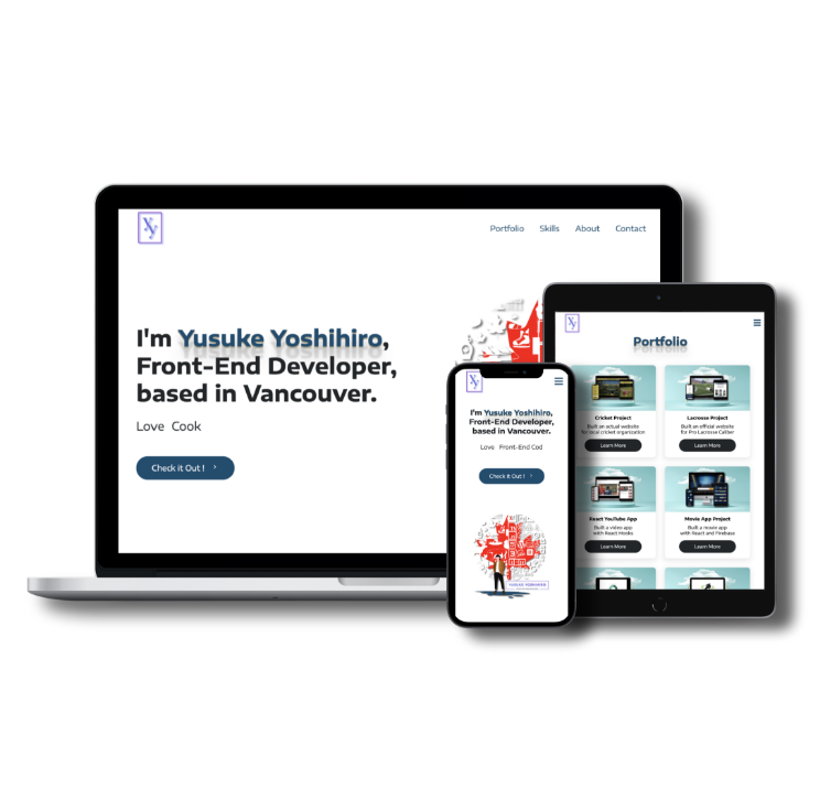 GitHub - YusukeYoshihiro/individual_portfolio: Built an individual portfolio website with React ...