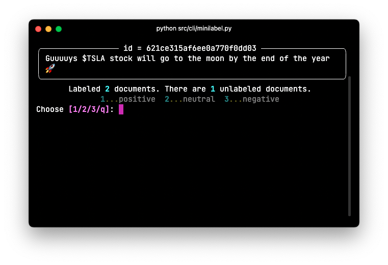 GitHub - moritzwilksch/MiniLabel: A minimal data labeling tool for ...