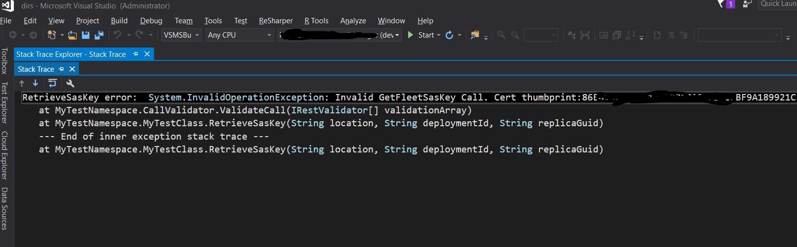stacktrace explorer · Issue #41557 · dotnet/roslyn · GitHub