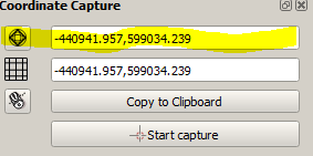 Coordinate capture: save CRS to use for coordinate display · Issue ...
