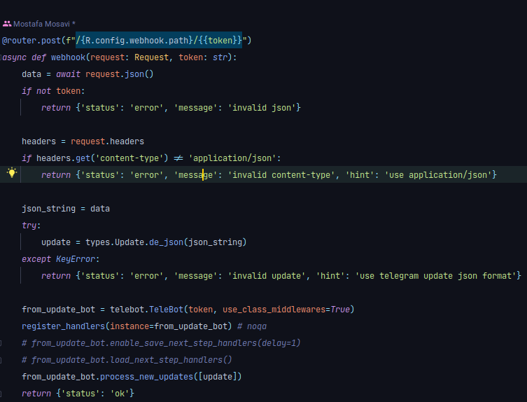 Next step handlers are not working with webhook · Issue #1981 · eternnoir/pyTelegramBotAPI · GitHub