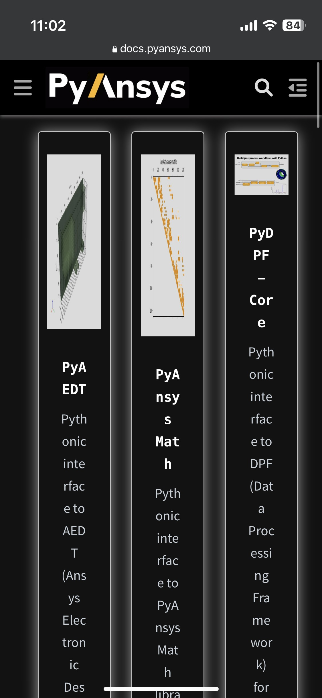 Make card dimensions adaptable to all devices · Issue #256 · ansys/ansys-sphinx-theme · GitHub