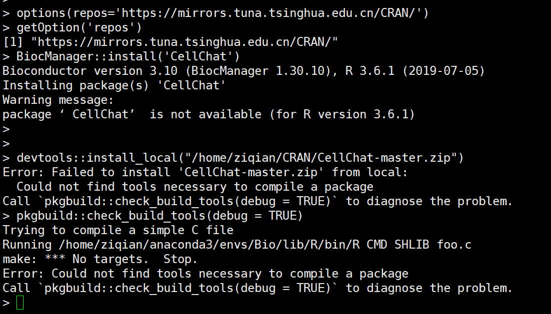 Install Package fail on linux · Issue #62 · sqjin/CellChat · GitHub