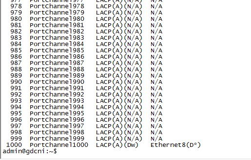 [portchannel specification]orchagent crashen when config 1000 portchannels · Issue #5054 · sonic ...