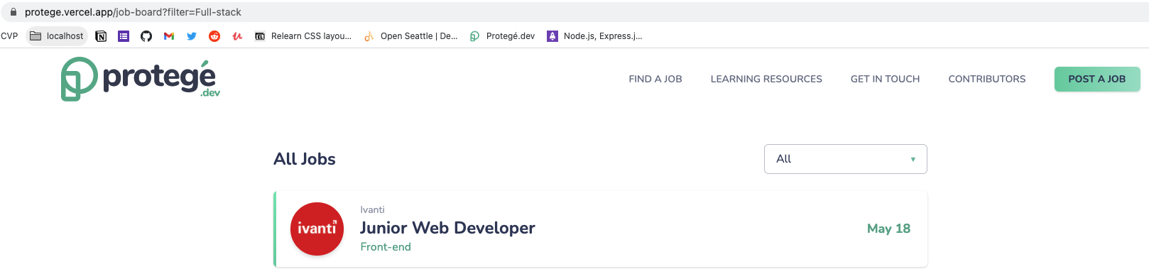 Job board filter slug not updating properly · Issue #304 · ProjectProtege/protege · GitHub