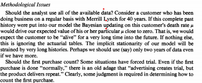 Methodological Issues: Should we use all of the available data modeling CLV? · Issue #146 ...