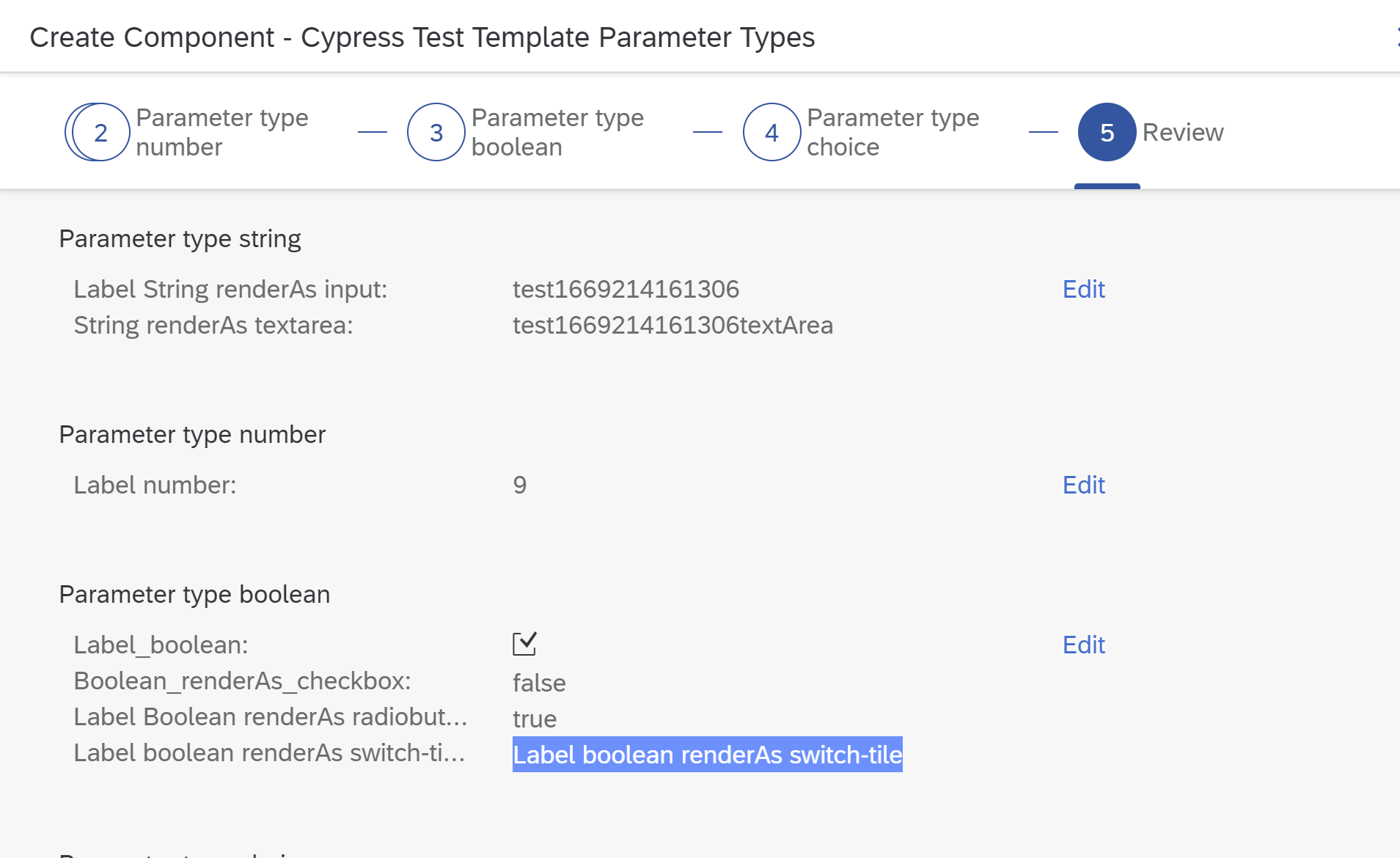 Fundamentals Wizard Generator Summary Page Check In Tests Parameter Values · Issue 8990 · Sap 6405