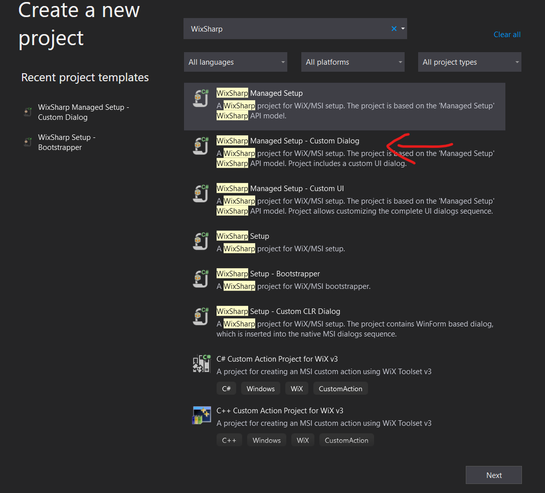 I can't seem to get it working · Issue #862 · oleg-shilo/wixsharp · GitHub