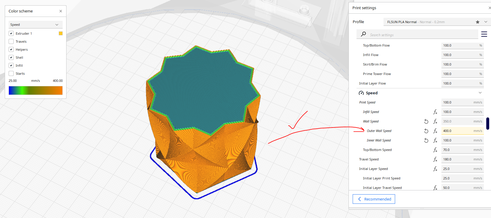 Spiralize Outer Contour Does Not Appear To Use Wall Speed Correctly · Issue 13054 · Ultimaker 