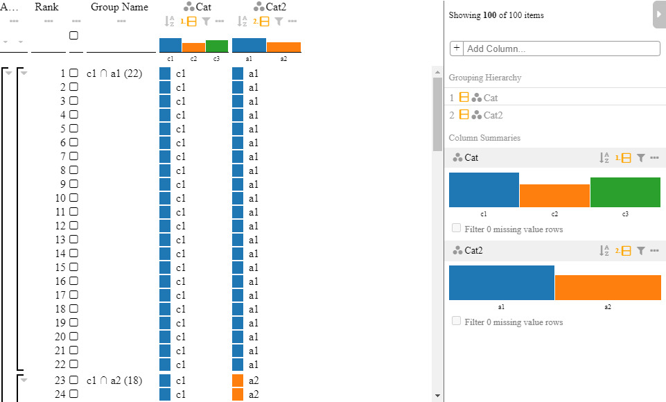 Restore 2nd level aggregation status when collapse+expend 1st level group · Issue #365 ...