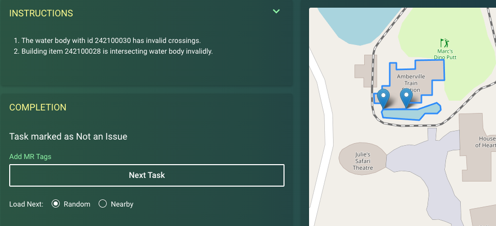 [Bug] LineCrossingWaterBodyCheck flagging some things it should not. · Issue #641 · osmlab/atlas ...