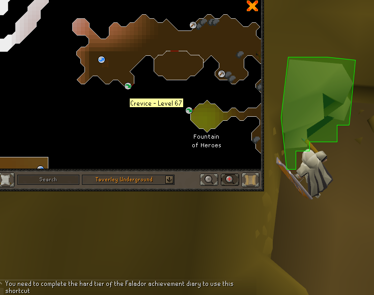 Make agility shortcut overlays (in-game and on the world map) include ...
