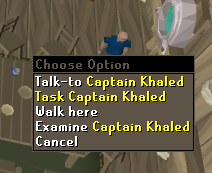 Menu Entry Swapper: Add a swap for Captain Khaled's Task option · Issue ...