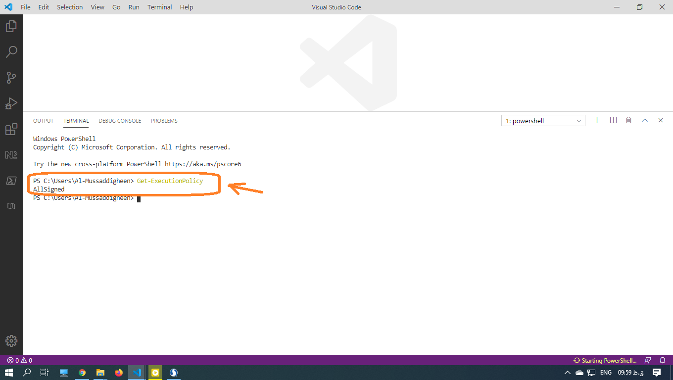 Integrated Terminal Error · Issue #94901 · microsoft/vscode · GitHub