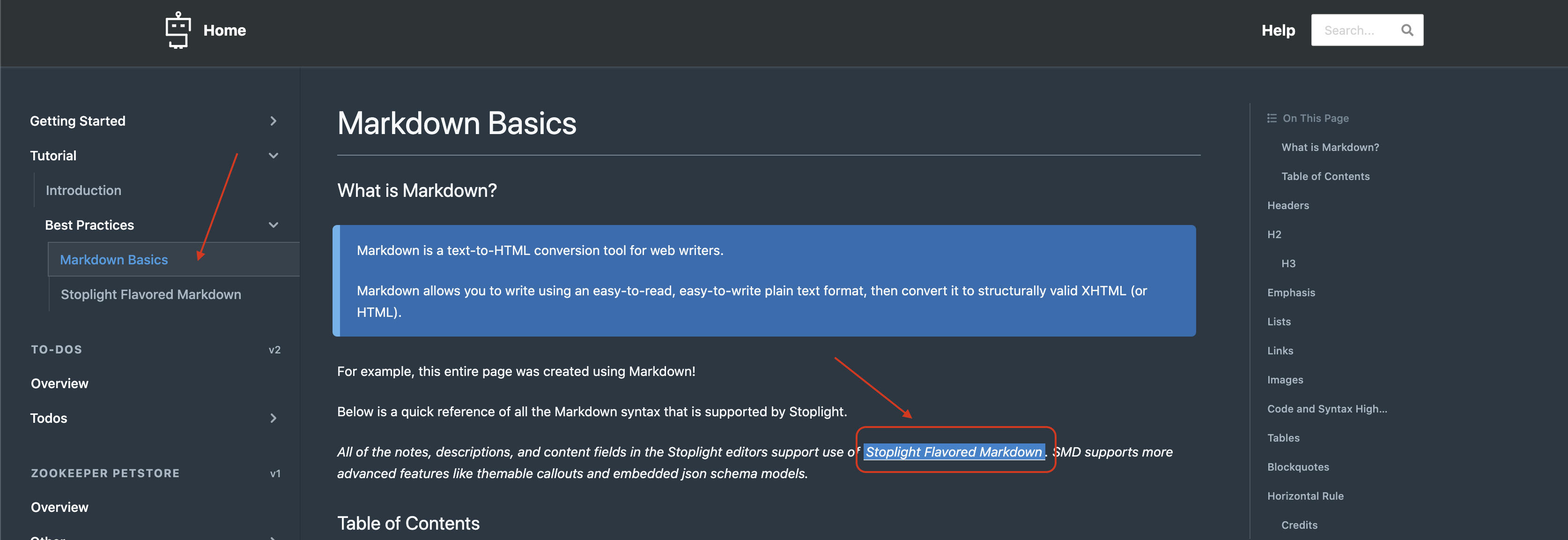 Markdown links and ToC links generate 404s when using hash router · Issue #591 · stoplightio ...