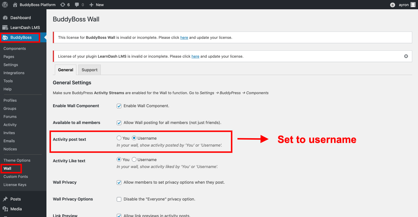 Updates in Latest Activities widget is not showing properly when ...