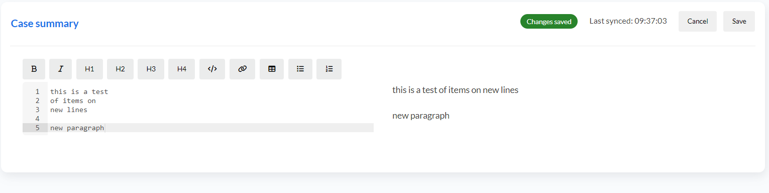 Cant Add A New Line Into The Case Description Field When Adding Via The Api · Issue 261