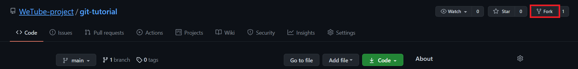 GitHub - WeTube-project/git-tutorial