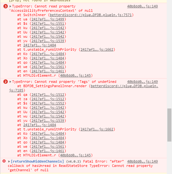 Doesn't work with the new BDFDB update, screenshot below · Issue #1795 · mwittrien ...