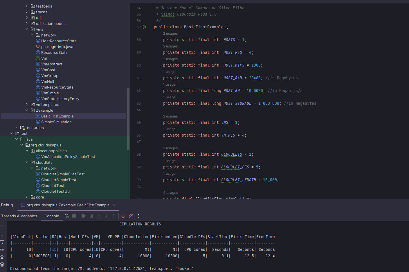 Task execution time calculation error · Issue #466 · cloudsimplus/cloudsimplus · GitHub