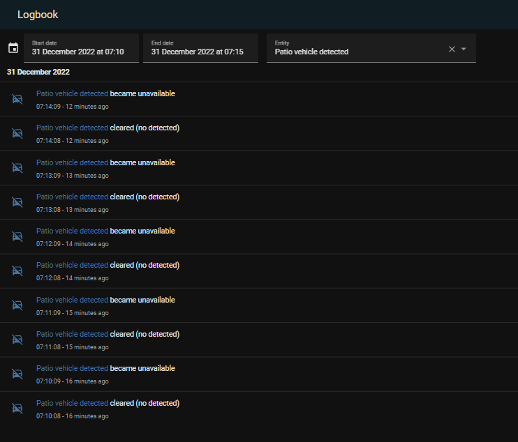 Support Home Assistant Object Detected Binary Sensors Repeatedly