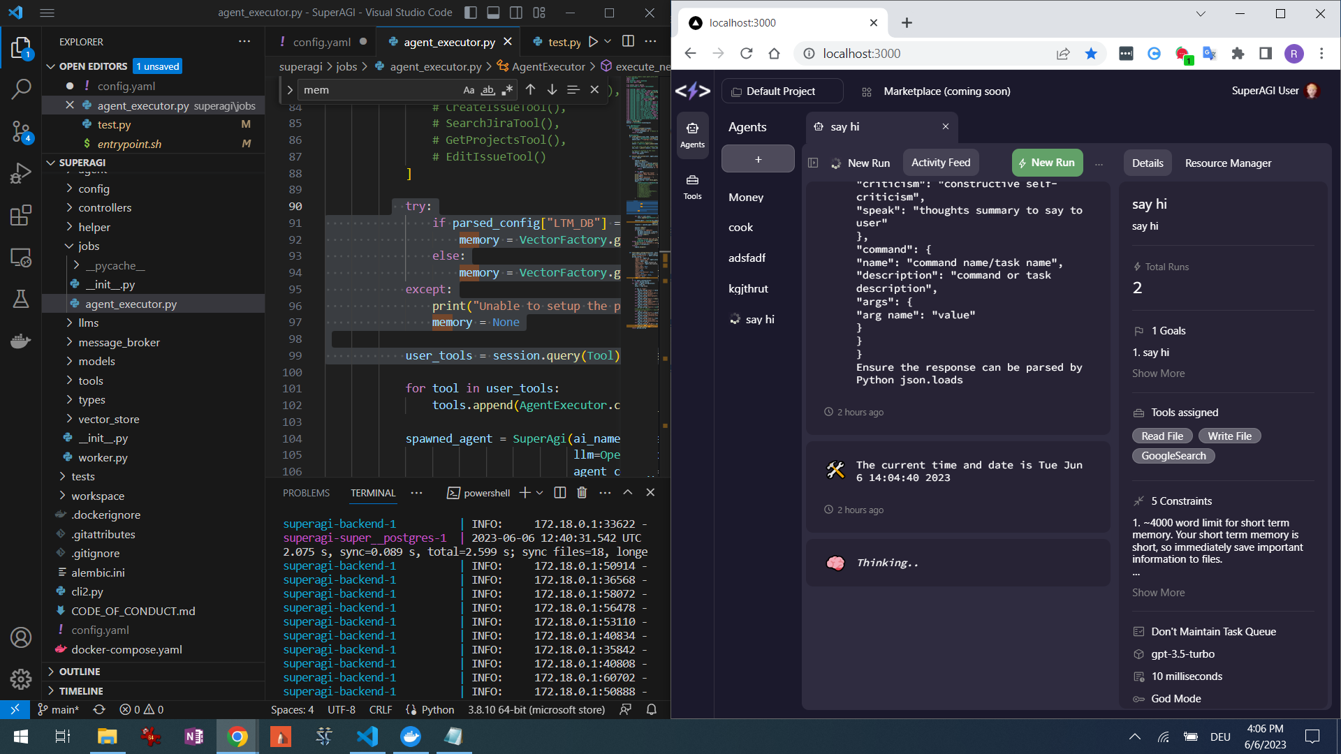 Agent can think once but not twice. · Issue #205 · TransformerOptimus ...