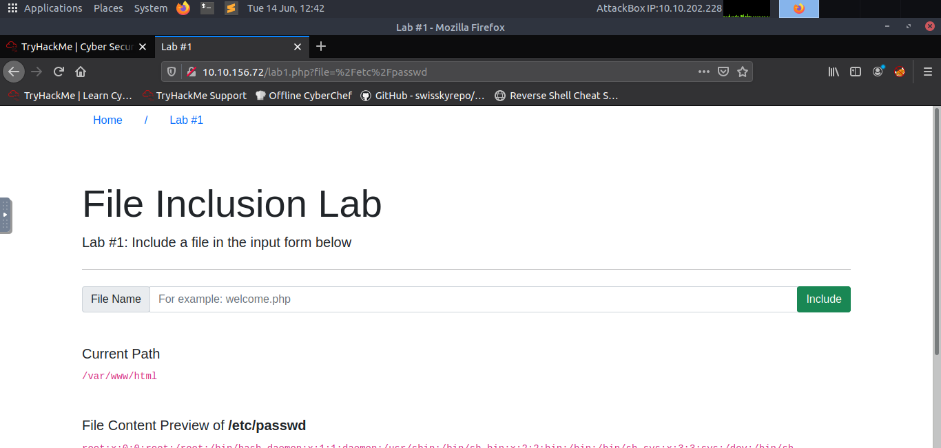 GitHub - r1skkam/TryHackMe-File-Inclusion: File Inclusion: This room introduces file inclusion ...