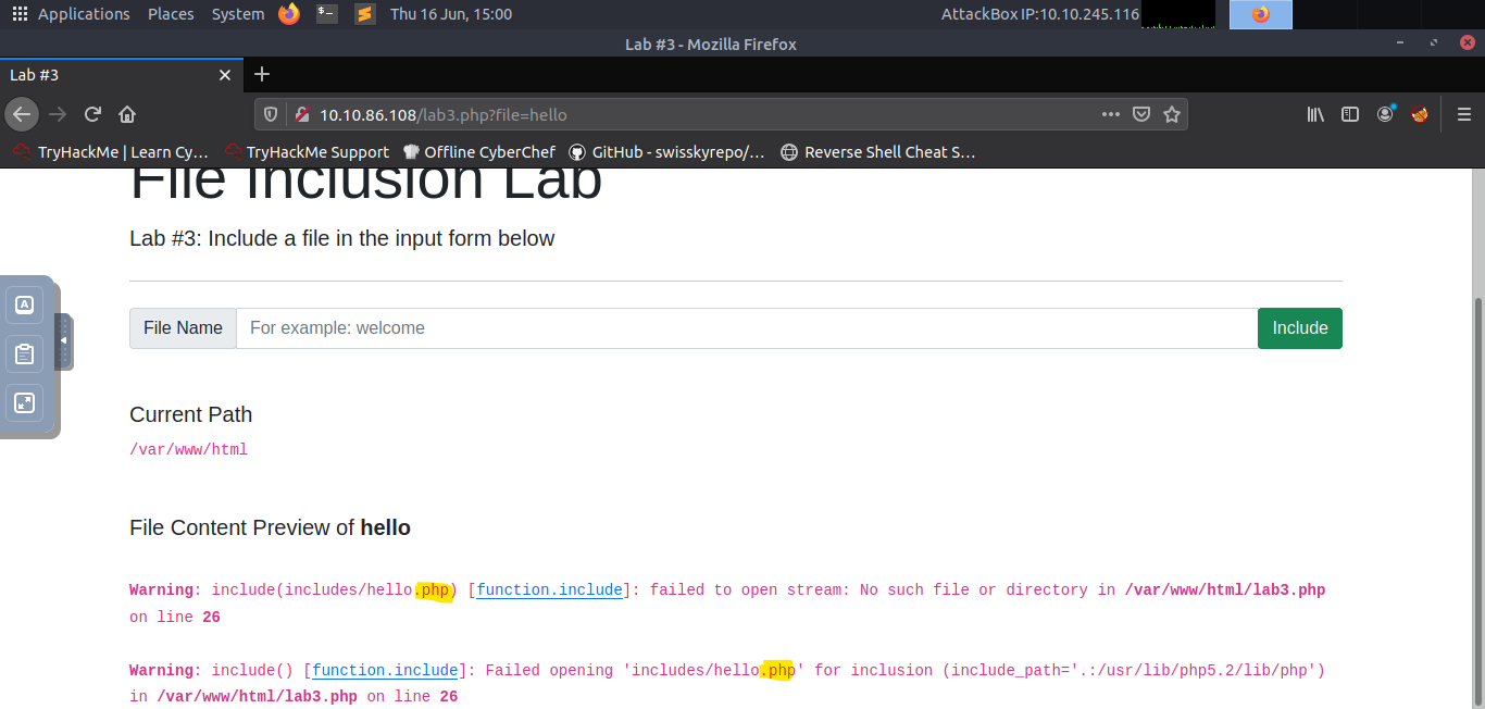 Github R1skkamtryhackme File Inclusion File Inclusion This Room Introduces File Inclusion
