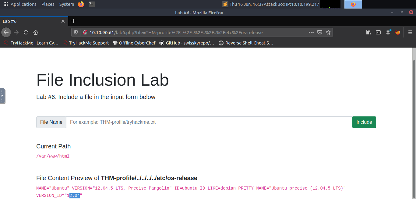 GitHub - r1skkam/TryHackMe-File-Inclusion: File Inclusion: This room ...