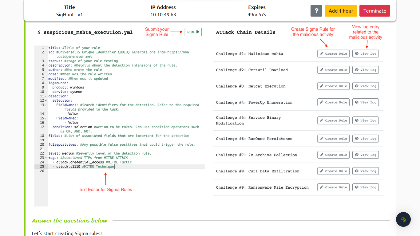 GitHub - r1skkam/SigHunt: You are tasked to create detection rules ...
