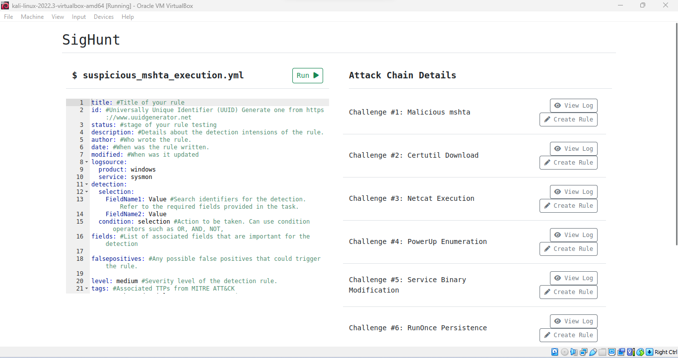 GitHub - r1skkam/SigHunt: You are tasked to create detection rules ...