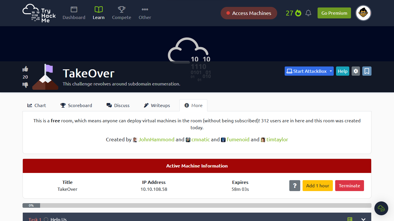 GitHub - r1skkam/TakeOver: This challenge revolves around subdomain enumeration.