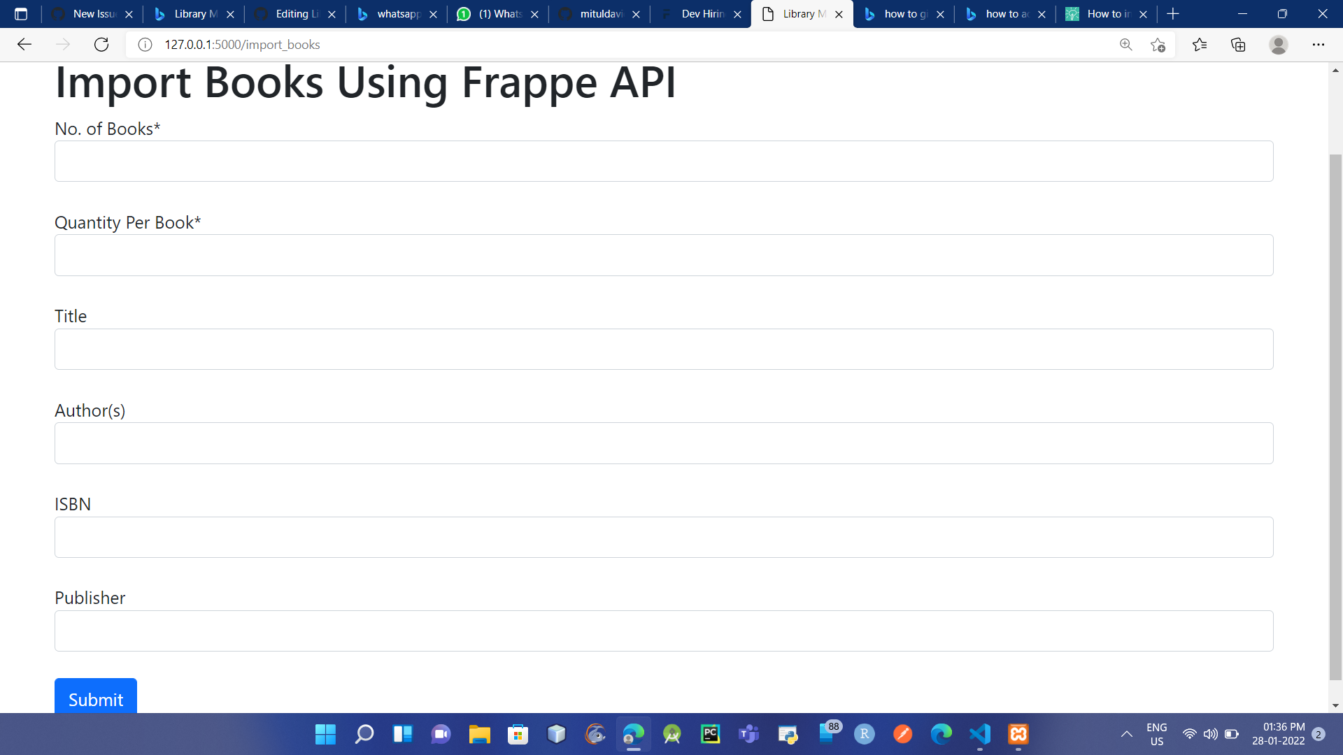 GitHub - Akshaytho2104/Library-Management-Web-Application