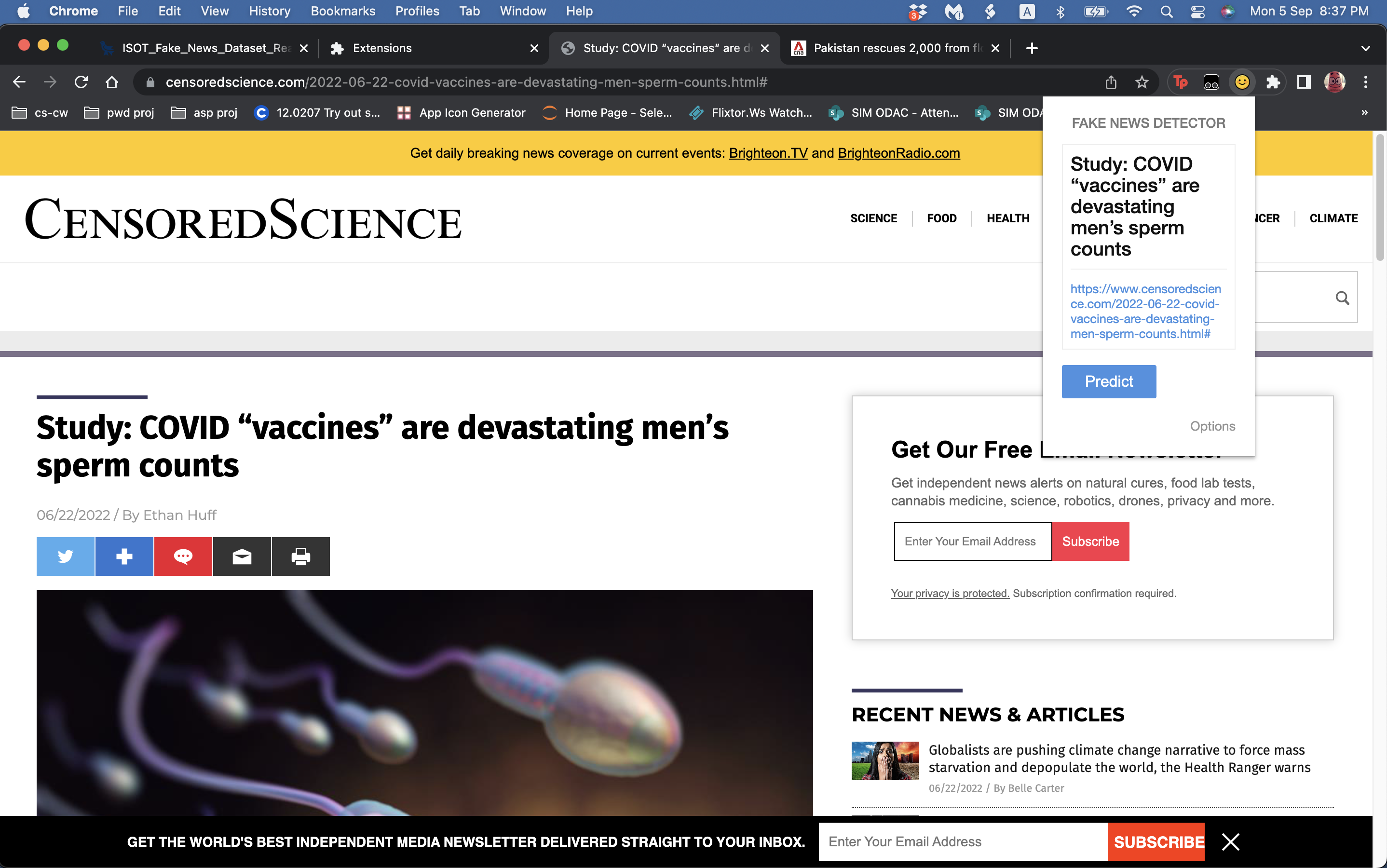 GitHub - lawrencehsj/fake-news-extension: Google chrome extension that ...