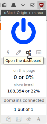 settings gear not displaying in 1.13 · Issue #2718 · gorhill/uBlock · GitHub