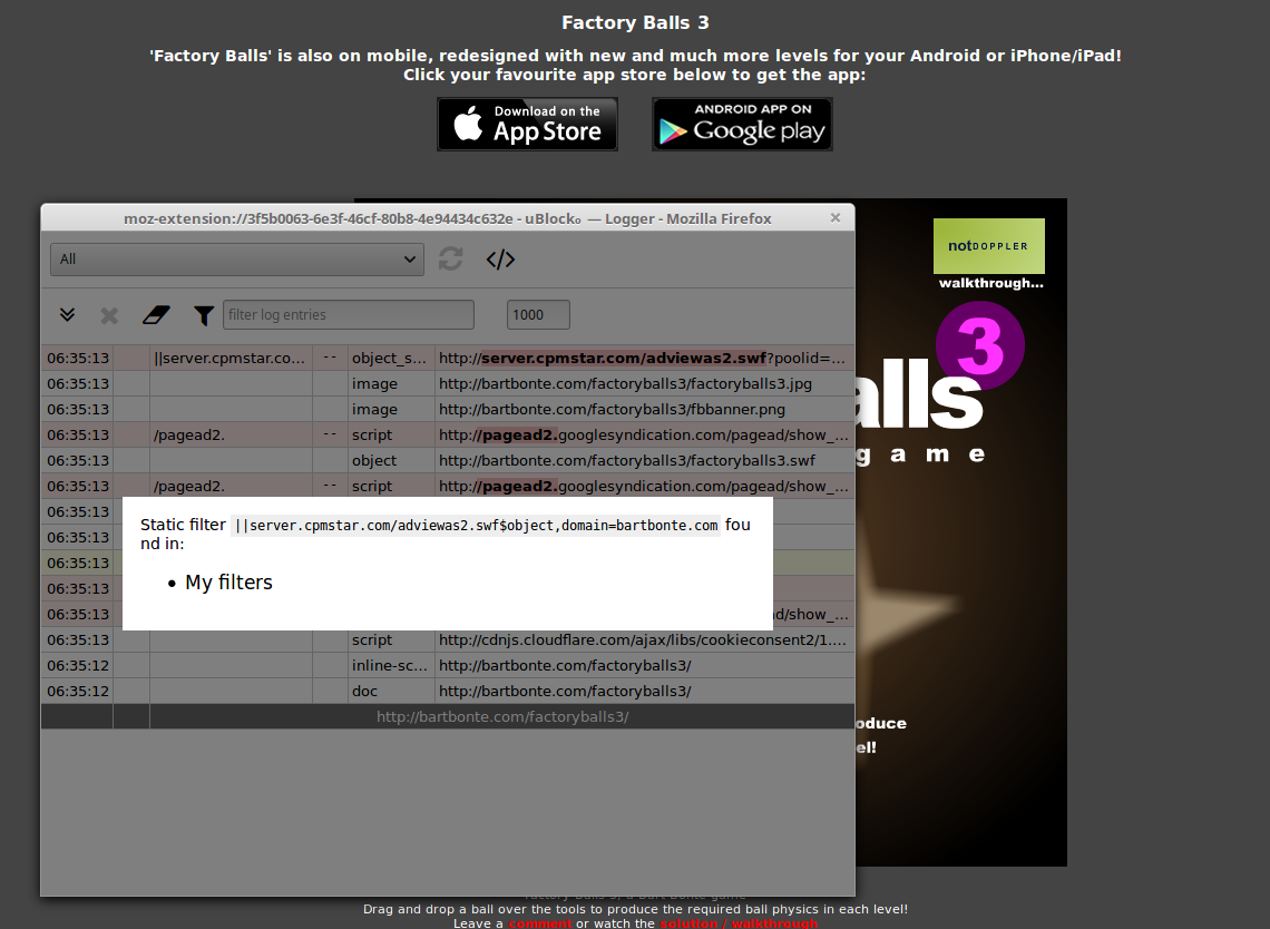 Static-filtering: $object_subrequest blocking method · Issue #3187 · gorhill/uBlock · GitHub