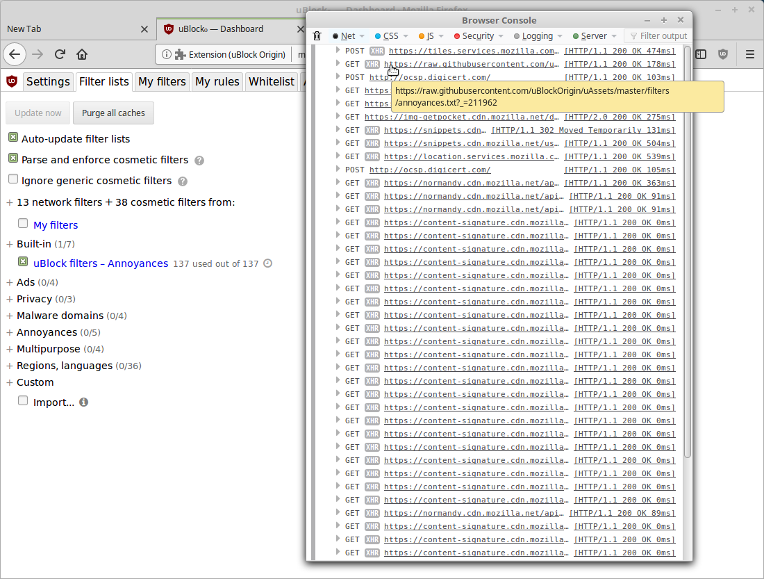 uBO for Firefox connects to remote hosts without being explicitly asked to · Issue #38 ...