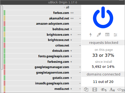 Quick guide: popup user interface · gorhill/uBlock Wiki · GitHub