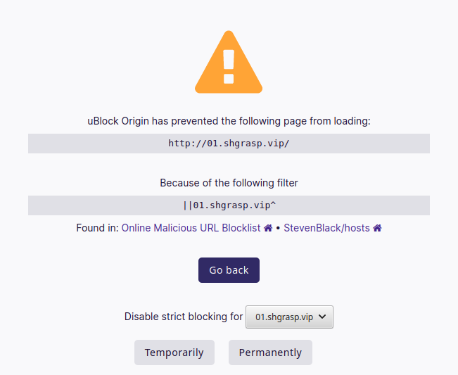Add a new filter option $message for strict blocking · Issue #1195 · uBlockOrigin/uBlock-issues ...