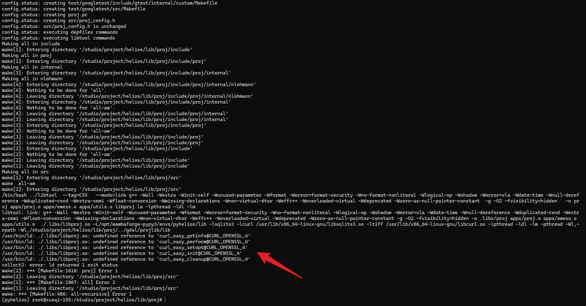 `Install on Linux with PyHelios support` -> Problem about installing GDAL & Proj · Issue #351 ...