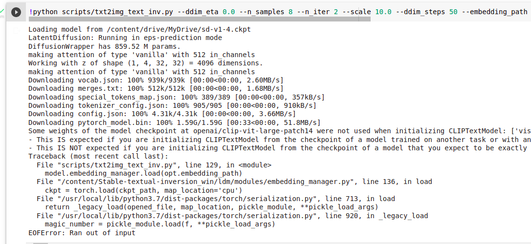 run in colab not pro · Issue #4 · rinongal/textual_inversion · GitHub