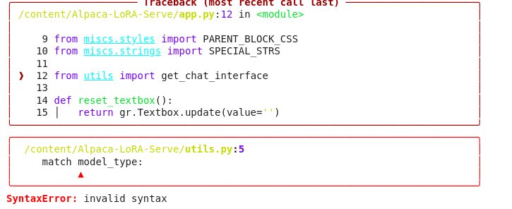 match model_type: error on latest commit · Issue #46 · deep-diver/LLM ...