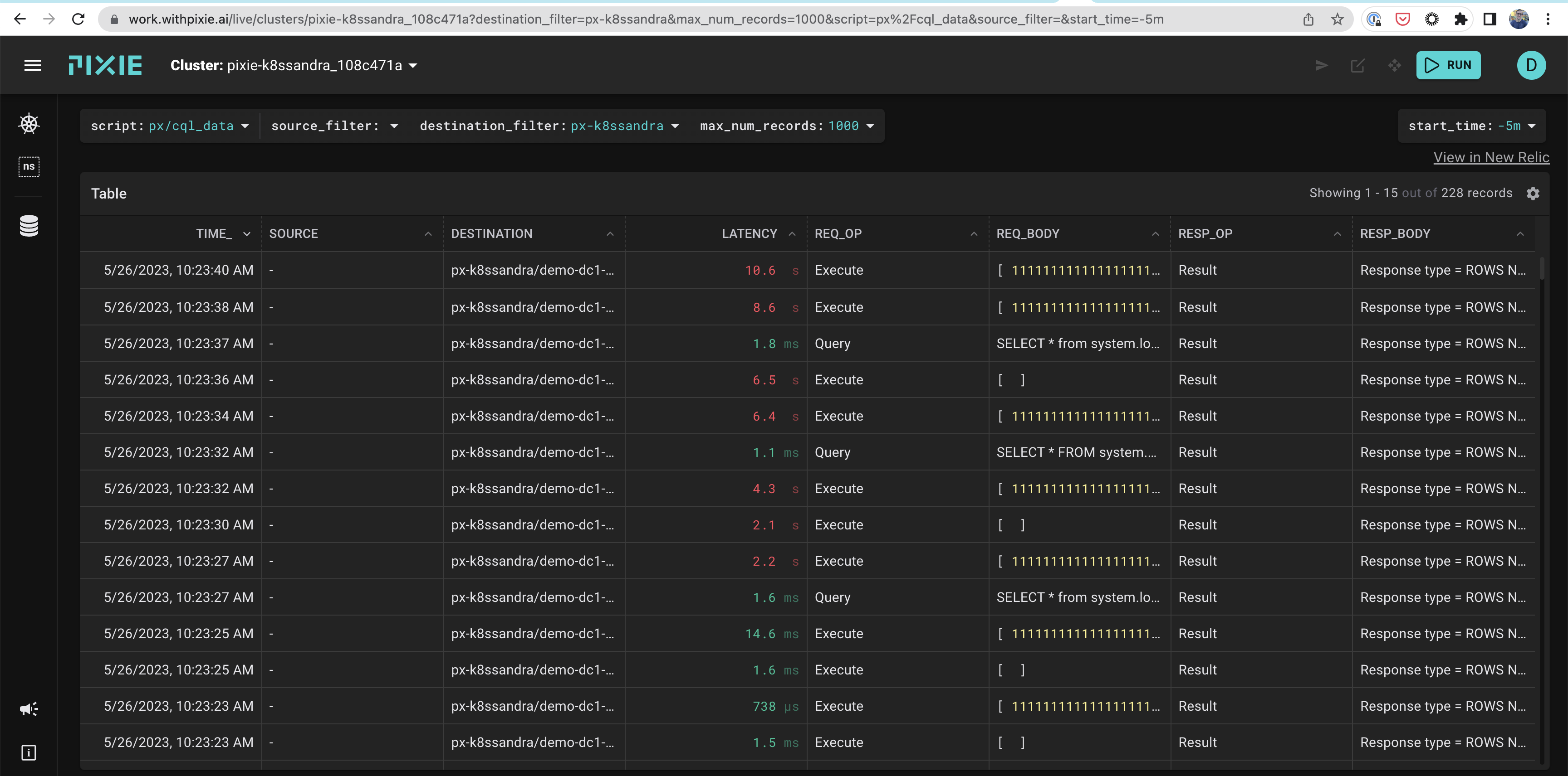 Certain CQL `Result` frames cause CQL protocol parsing errors · Issue #1375 · pixie-io/pixie ...