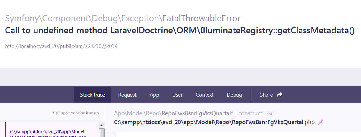 [QUESTION] How to choose a different EnitityManager than Default? · Issue #411 · laravel ...