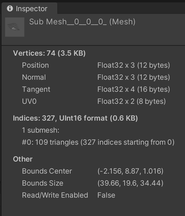 0,0,0 submesh has more triangles than original model · Issue #10 ...
