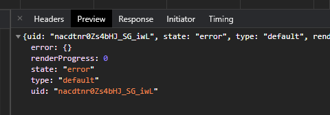 Pre-render action, returns an empty error object to API when rejecting the promise. · Issue #512 ...