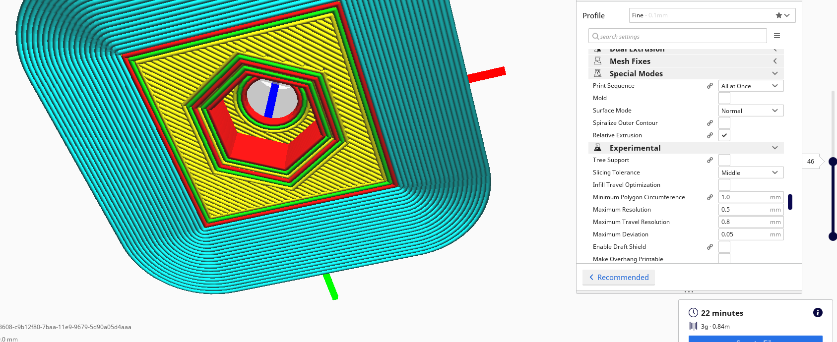 400 Strange Slicing On Underside Hexagon · Issue 5769 · Ultimakercura · Github 