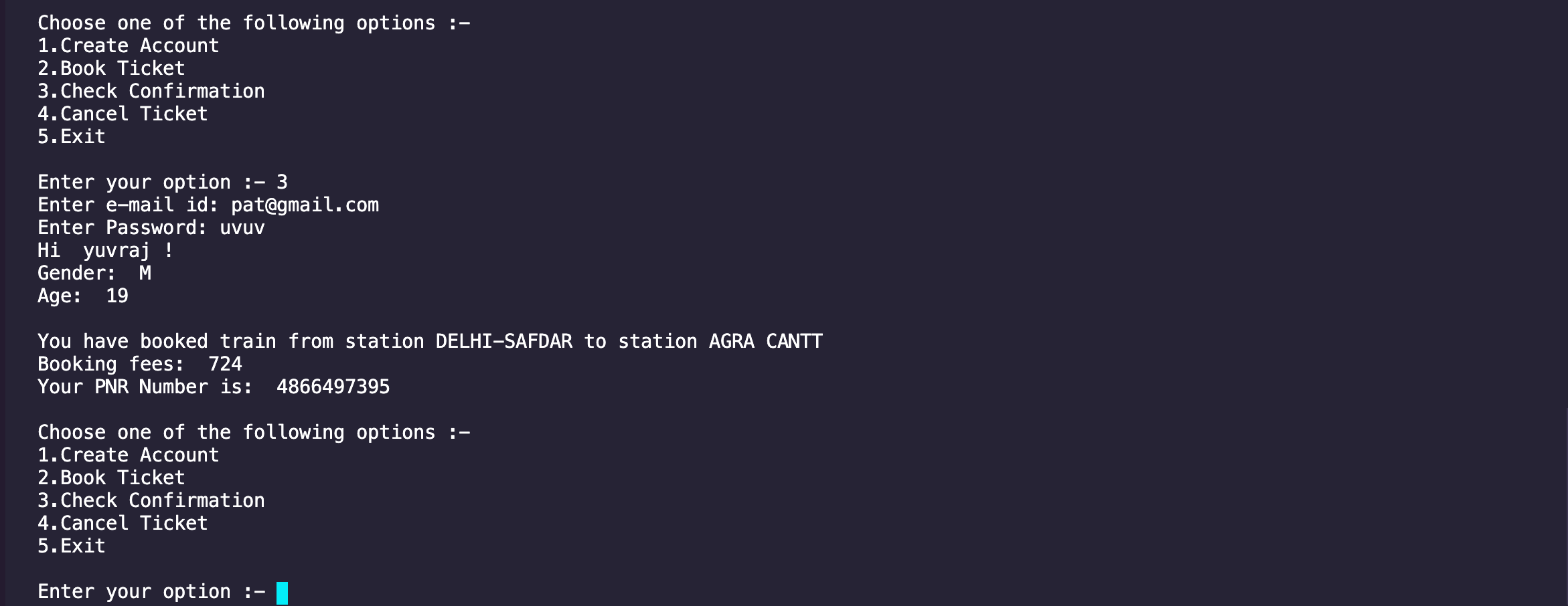 GitHub - IB-14/Railway-Project: A simple railway project which prioritizes the ticket bookings ...